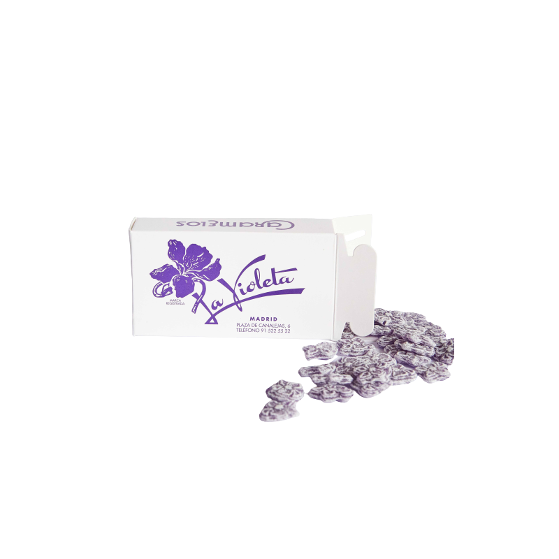SIMPLE BOX 200 GR SUGAR FREE VIOLET SWEETS